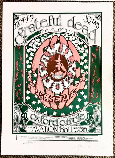 Grateful Dead Oxford Circle by Stanley Mouse (#0334R) on Nov 26, 2022 ...