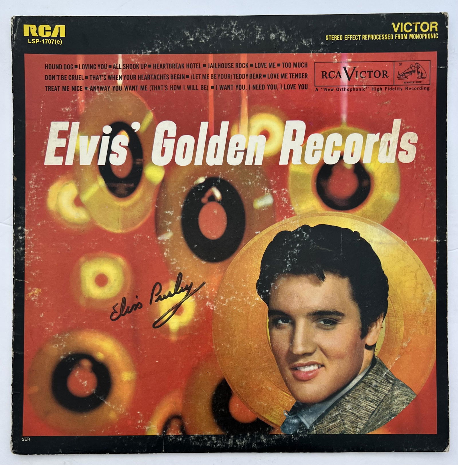 Signed Elvis Presley Golden Records Cover (#0116RR) on Dec 16, 2022 ...