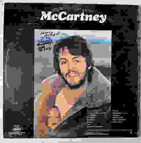 Signed Paul Mccartney Album Cover Auction
