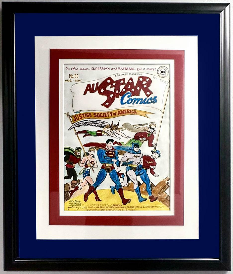 All Star Comics No. 36 By Irwin Hasen Auction
