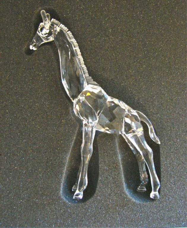 Swarovski Crystal "giraffe" With Box.