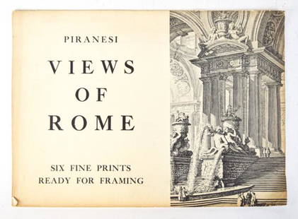 Giovanni Battista Piranesi, Views Of Rome