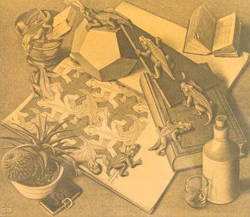 M.c. Escher "depth" Print
