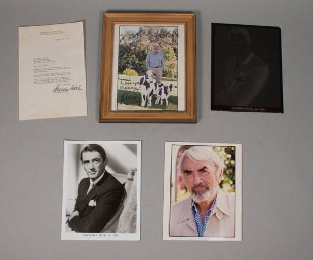 Lot Of Gregory Peck Memorabilia