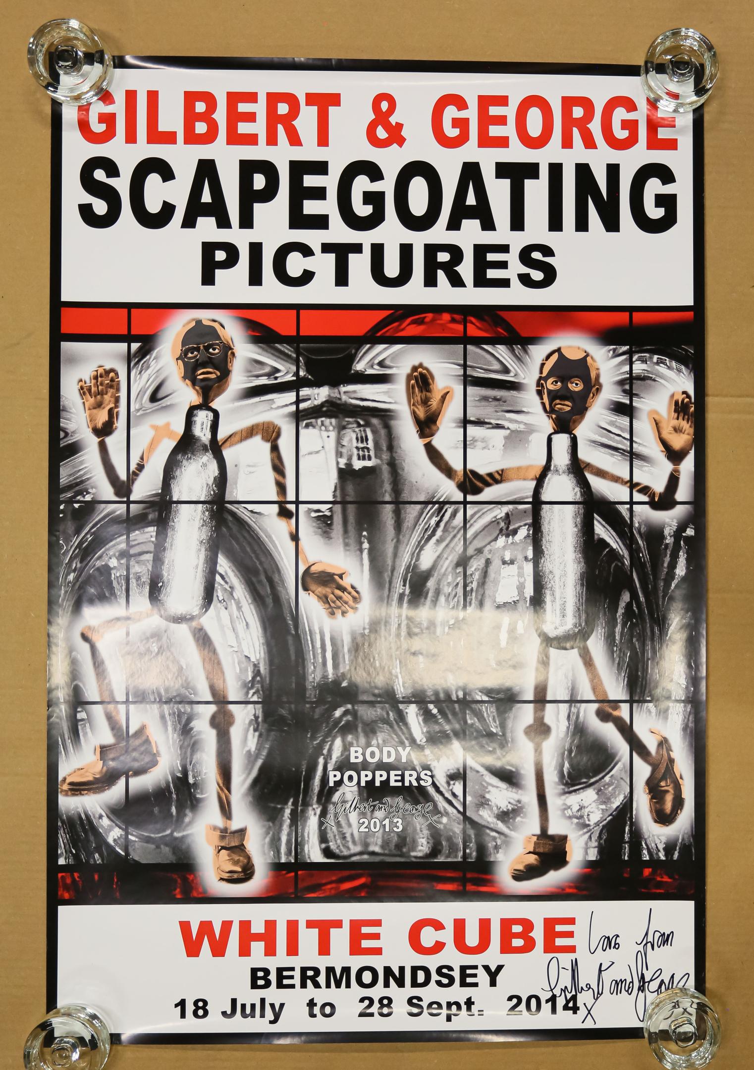 Gilbert and George Scapegoating Signed Poster (#0023) on Jun 23, 2022 ...