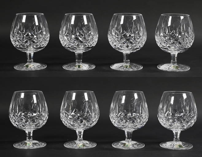 8 Waterford Lismore Brandy Balloon Snifters (#0028) on Mar 23, 2023 ...