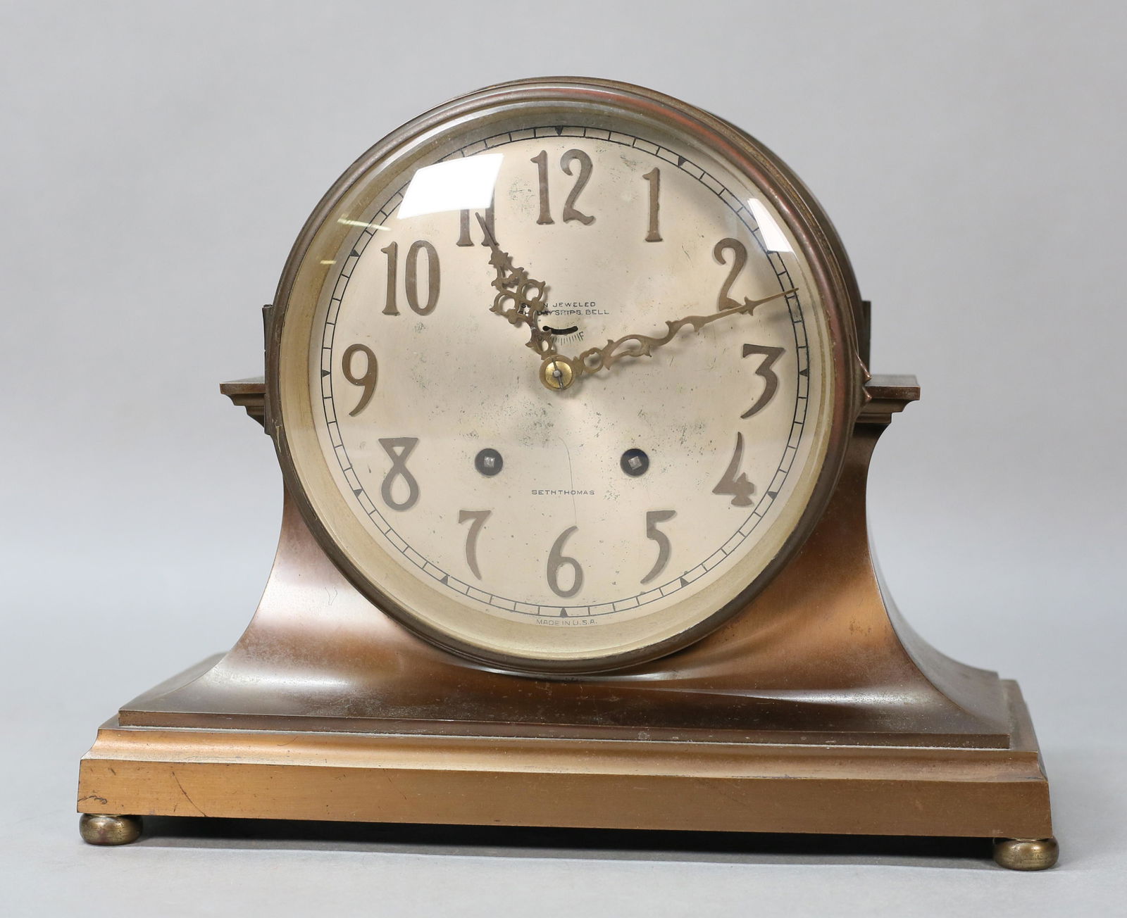 Seth Thomas 8 Day Ships Bell Clock