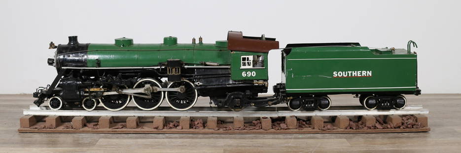 A Hornby Gauge Live Steam Model Railway Locomotive And