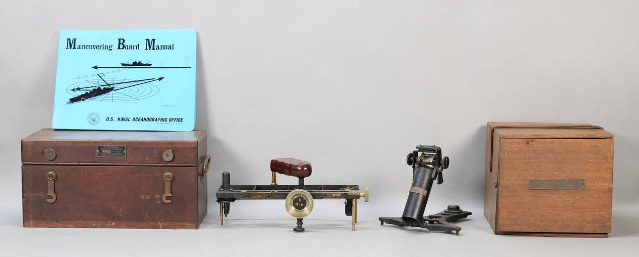 Kelvin Azimuth Mirror & Schick Us Navy Stadimeter