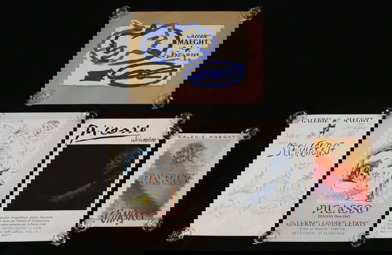 5 Posters Chagall, Picasso, Braque, Steinberg