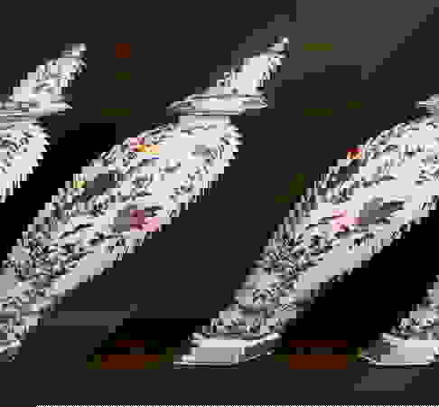 Pair Of Chelsea House Chinoiserie Ginger Jars Auction