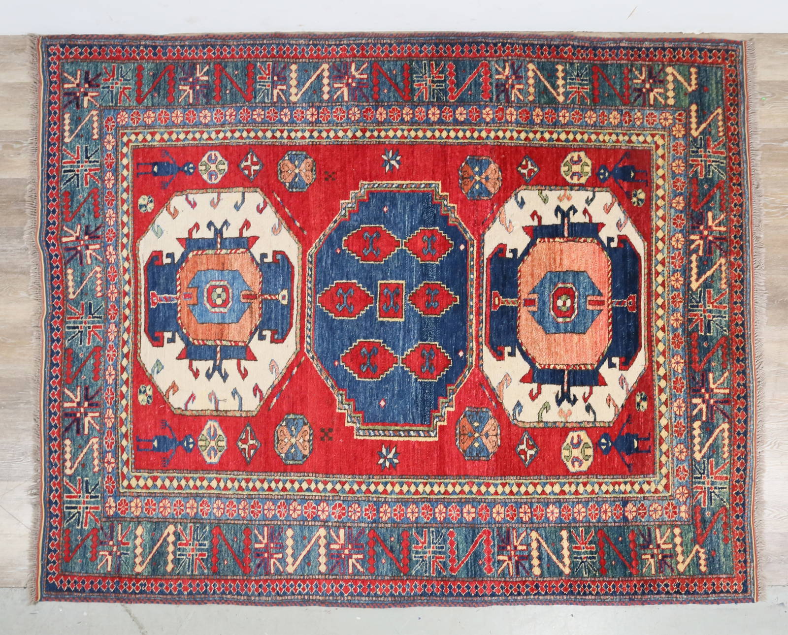 Caucasian Style Pictorial Rug Auction