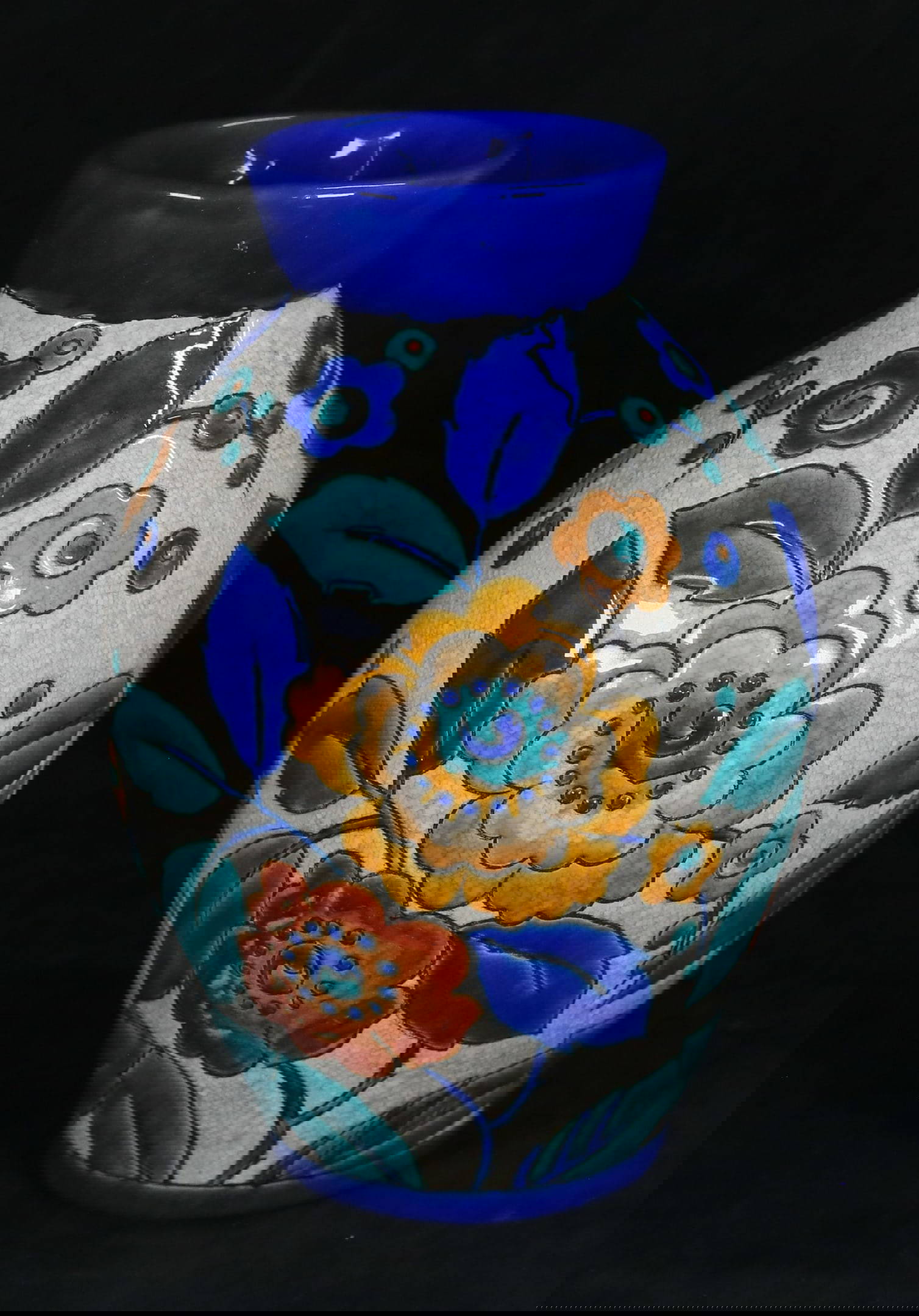 Boch Freres Pottery Vase Auction