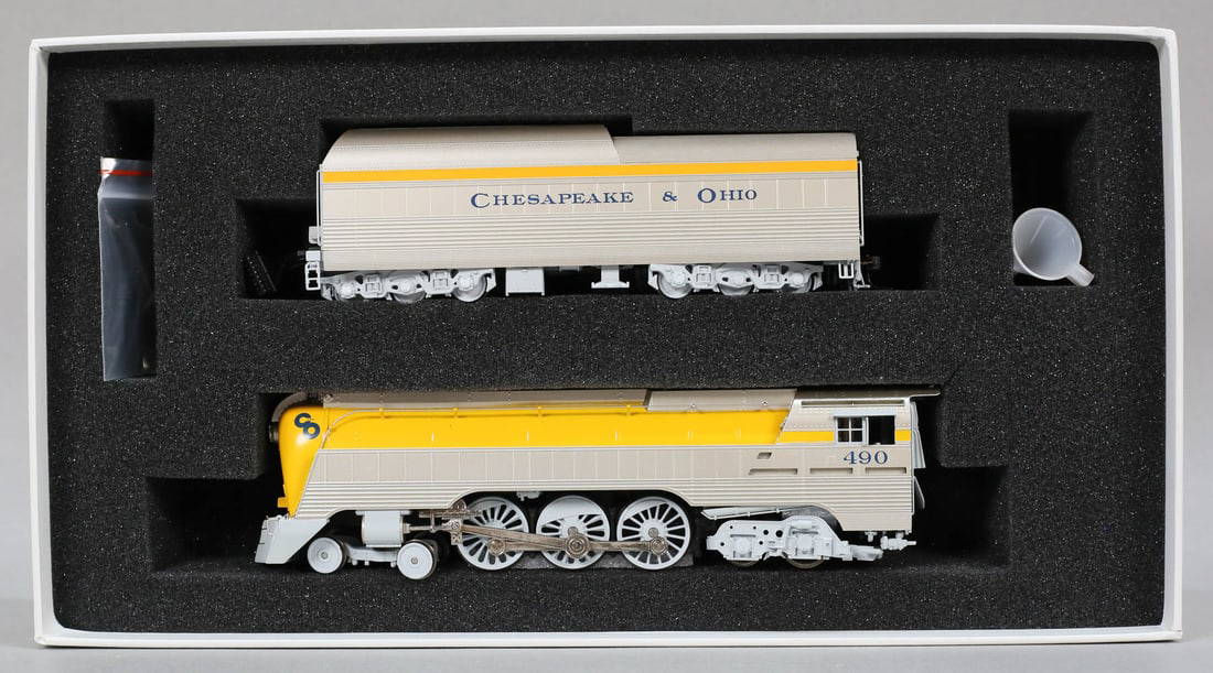 Brass Hybrid 45554 #490 C&o Class L-1 Hudson Sound Auction