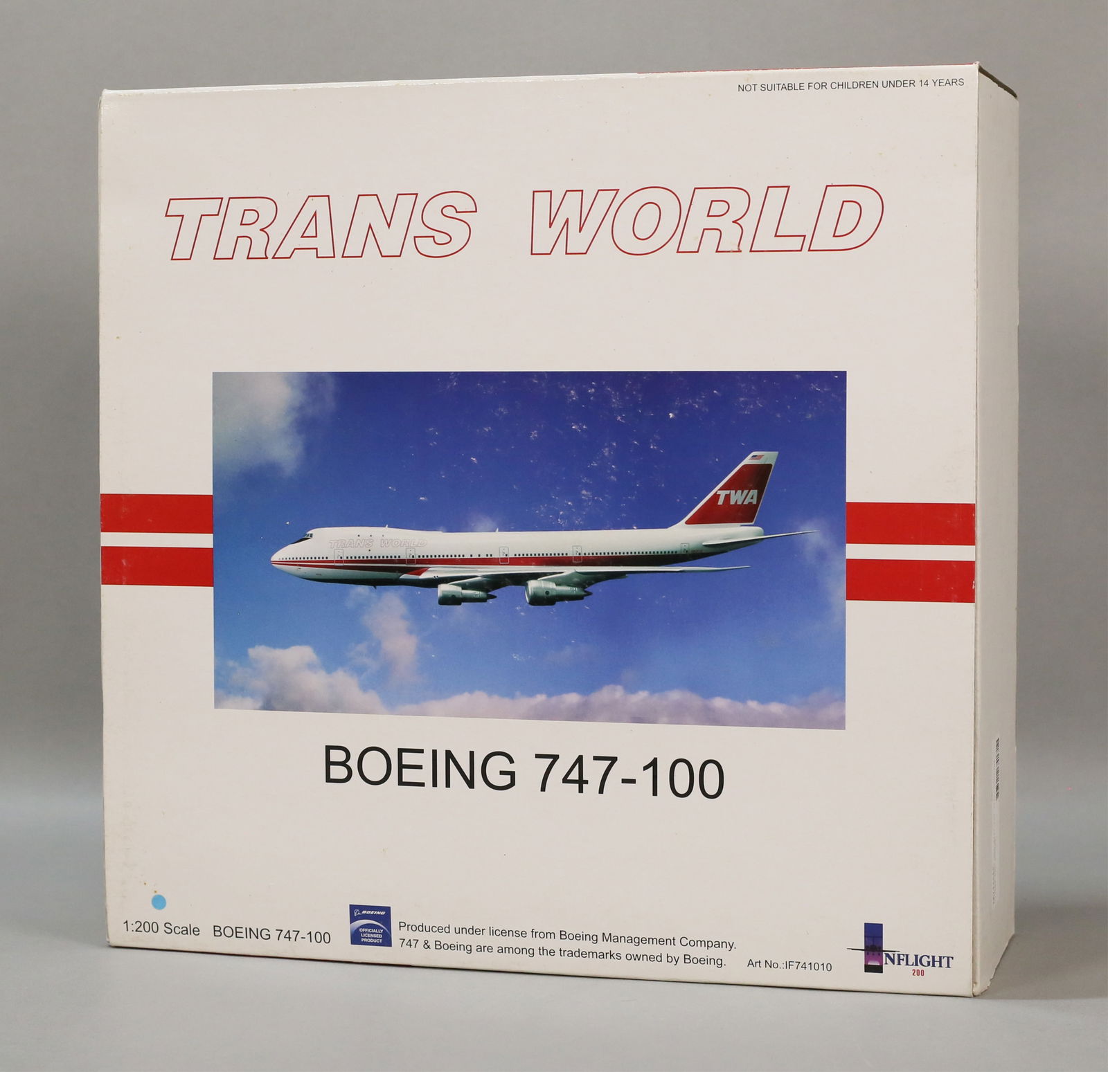 Trans World Boeing 747-100 Model Plane 1:200 Scale Auction