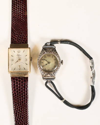 2 14k Gold Watches Effem & Esef