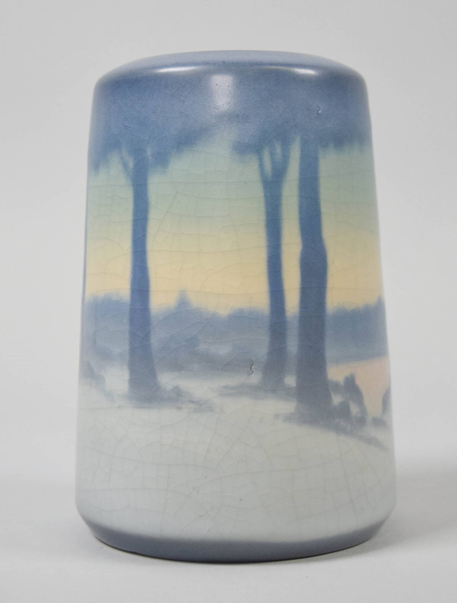 Rookwood Sallie Coyne Vellum Scenic Pottery Vase Auction