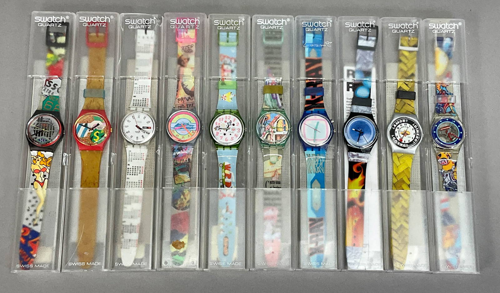10 Vintage Swatch Watches Auction