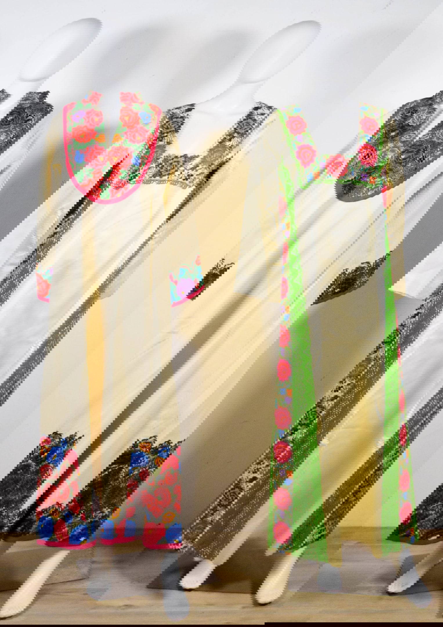 2 Embroidered Dresses Auction