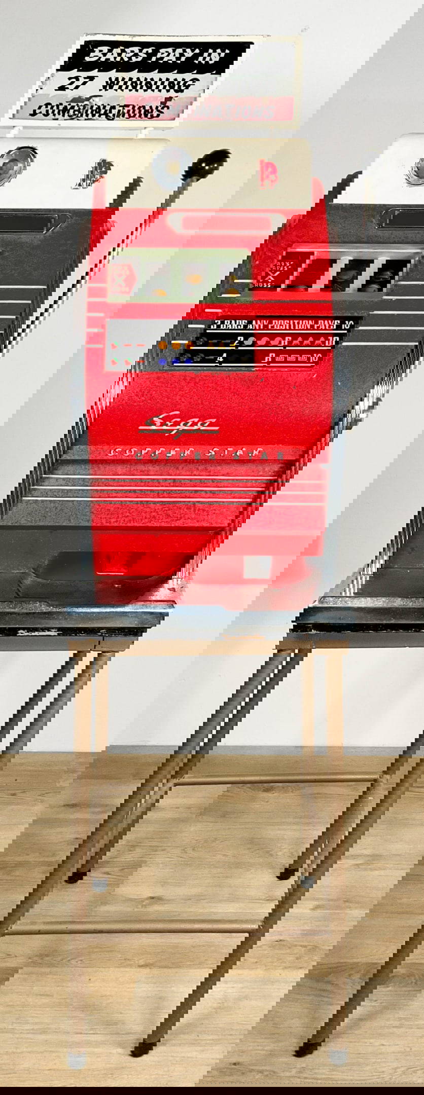 Sega Copper Star Table Top Slot Machine Auction