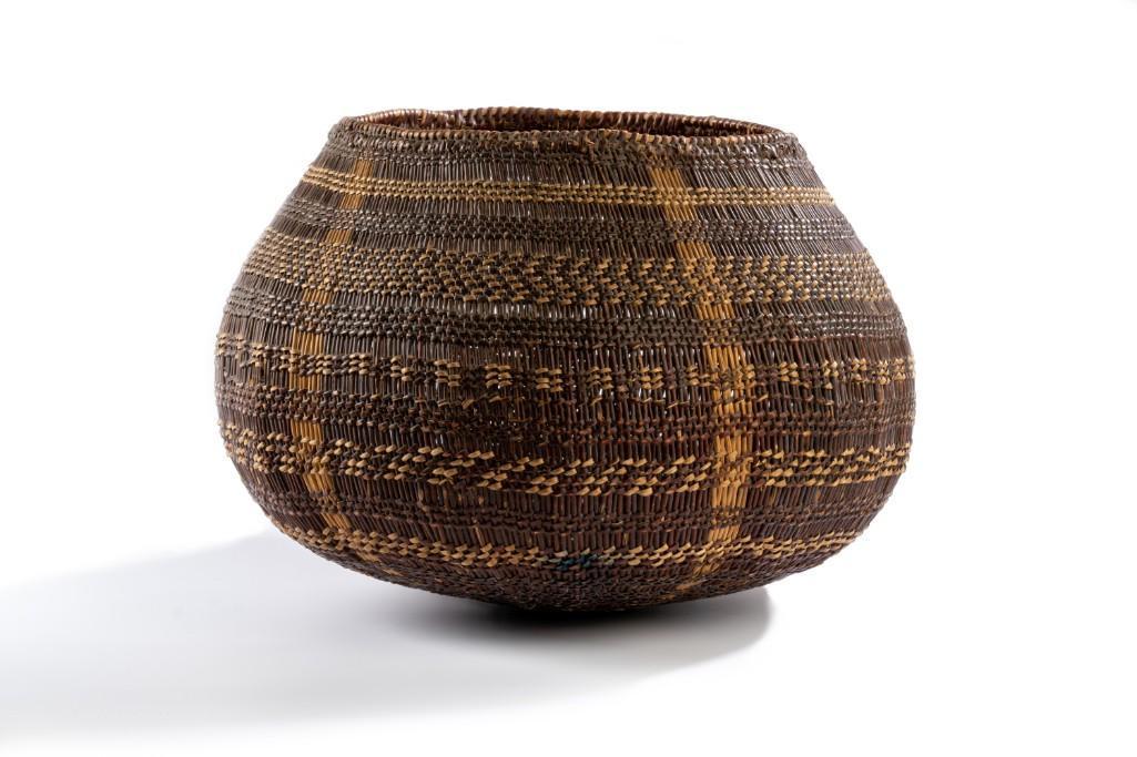 Western Mono (monache) Open Work Twined Storage Basket