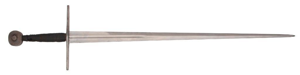 Contemporary 14th Century Two Handed Sword By Del Tin