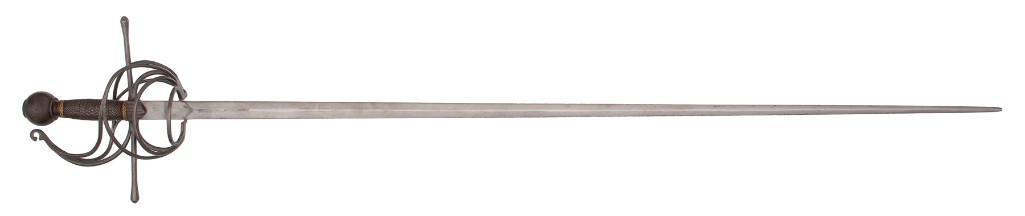 Contemporary 17th Century Rapier By Del Tin