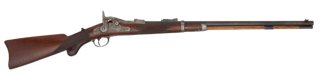 U.s. Model 1875 Type Ii Springfield Trapdoor Officers Rifle