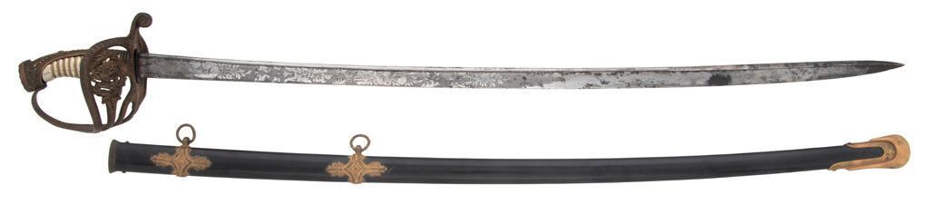 Mexican Officer's Sword Attributed To Colonel Francisco Duque