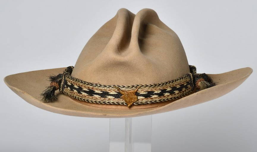 Vintage Miller Brothers 101 Ranch Hat Attributed To Bill Pickett