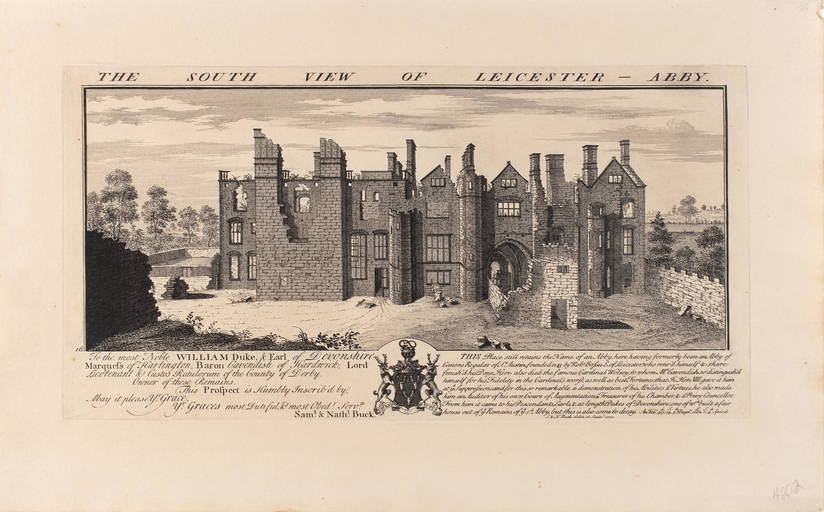 18th Century Castle And Church Engravings By Samuel & Nathaniel Buck