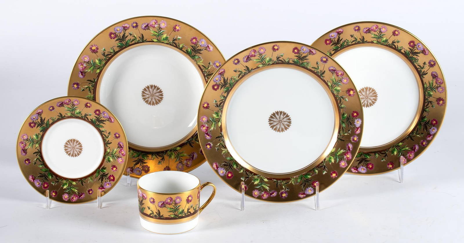 French, 21st Century. A Small Grouping Of 5 Pieces Of Bernardaud ...