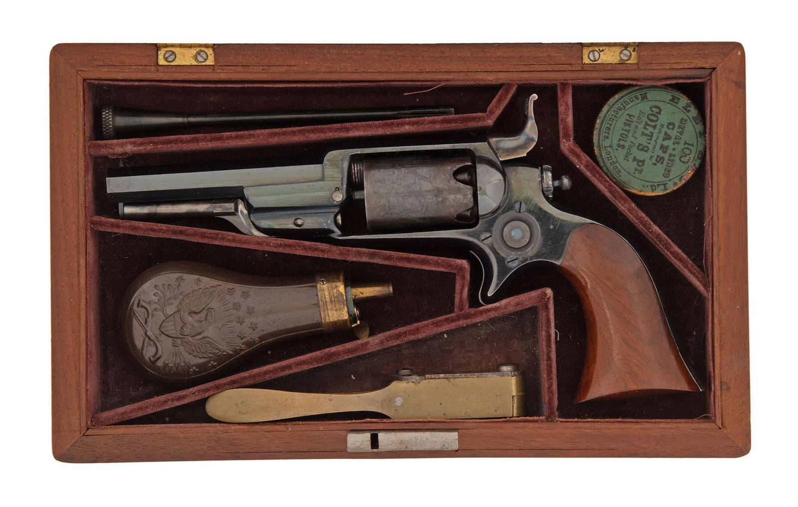 Cased Colt Percussion Root Model 2 Revolver Auction