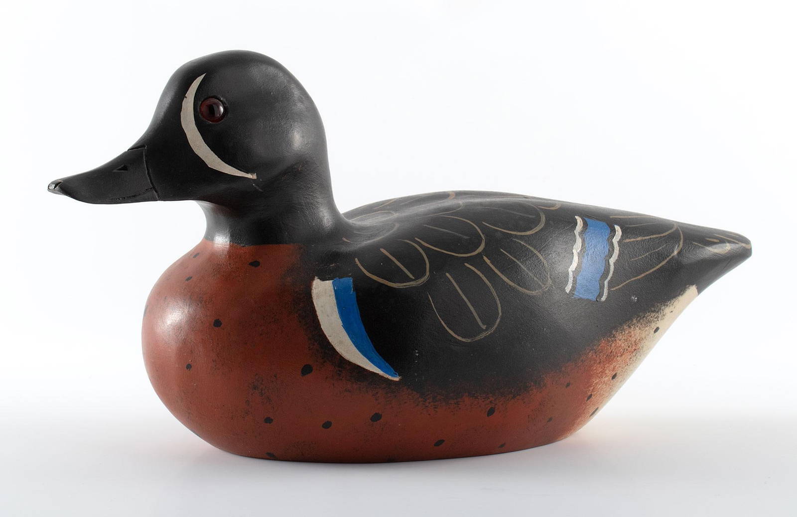 Blue Winged Teal Duck Decoy By J.p. Selmants Auction