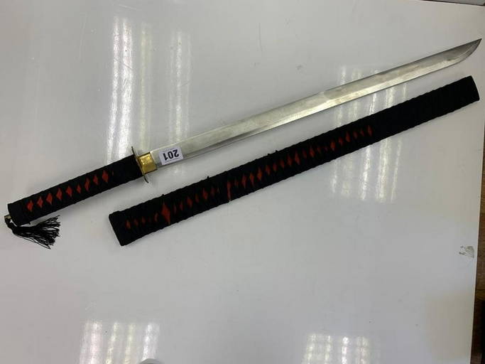 Japanese Katana. 92.5cm Total Length With Traditional