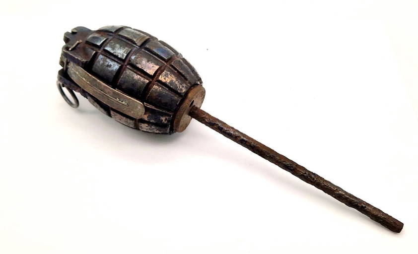 Inert Ww1 British N° 23 Rifle Grenade With Inner And Rod Base Dated ...