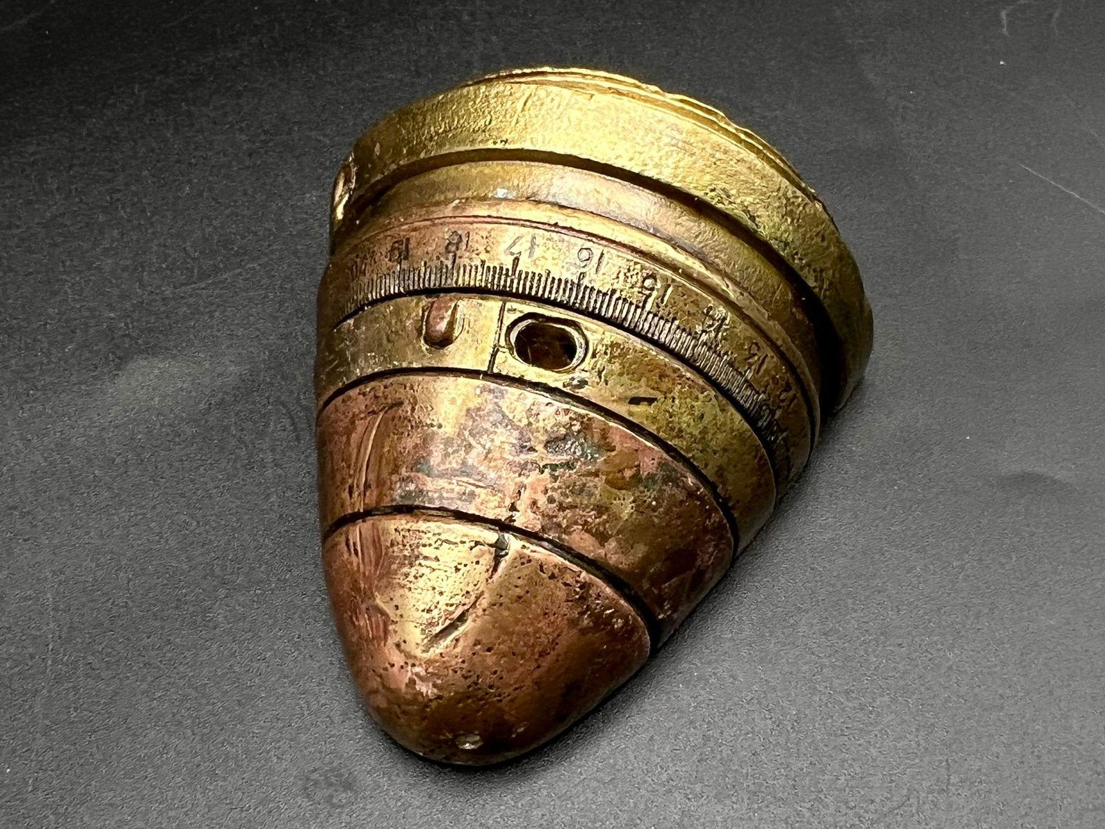 Inert Cutaway Ww1 British No 80 Shrapnel Shell Time Fuze.