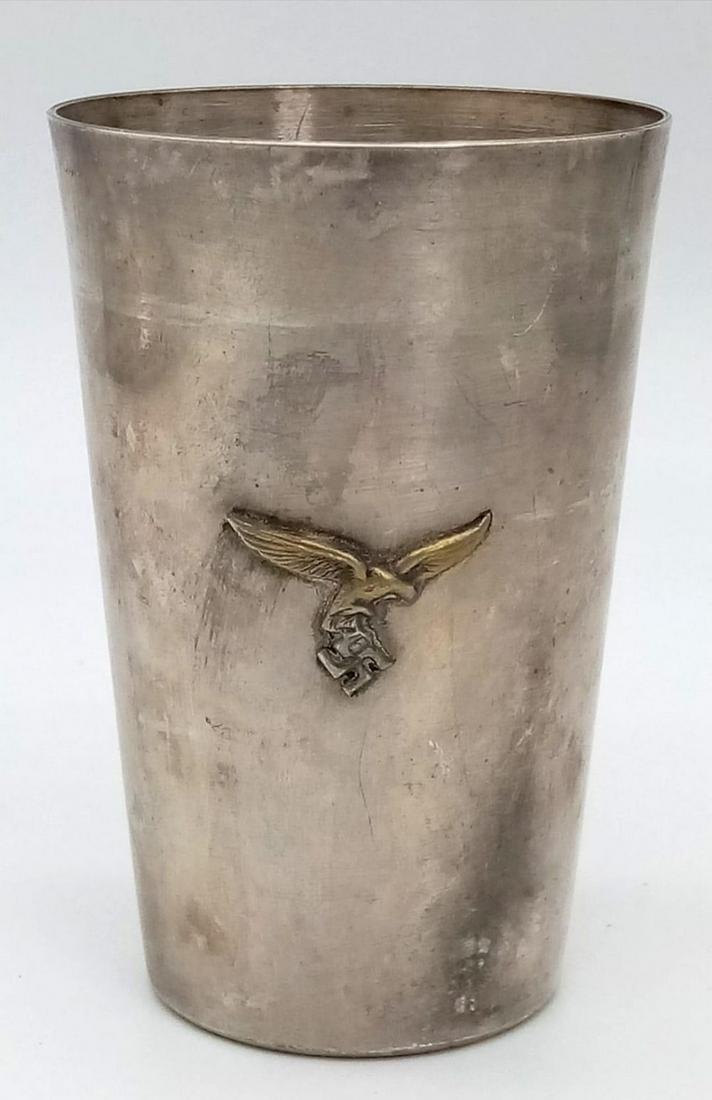 Early Ww2 German Luftwaffe Mess Beaker Auction
