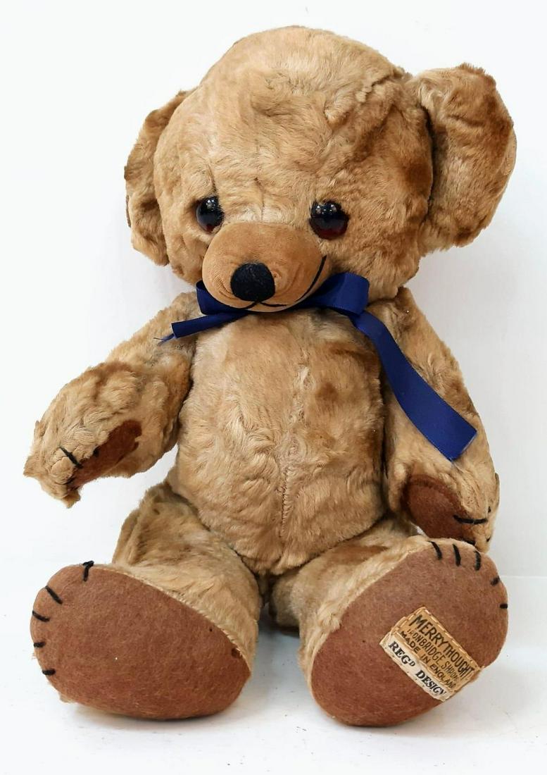 A 1950s Merrythought Teddy Bear. 32cm Tall Auction