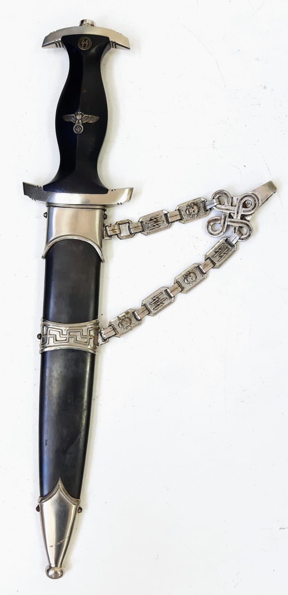 3rd Reich Late War Waffen Ss Leaders Dagger. Auction