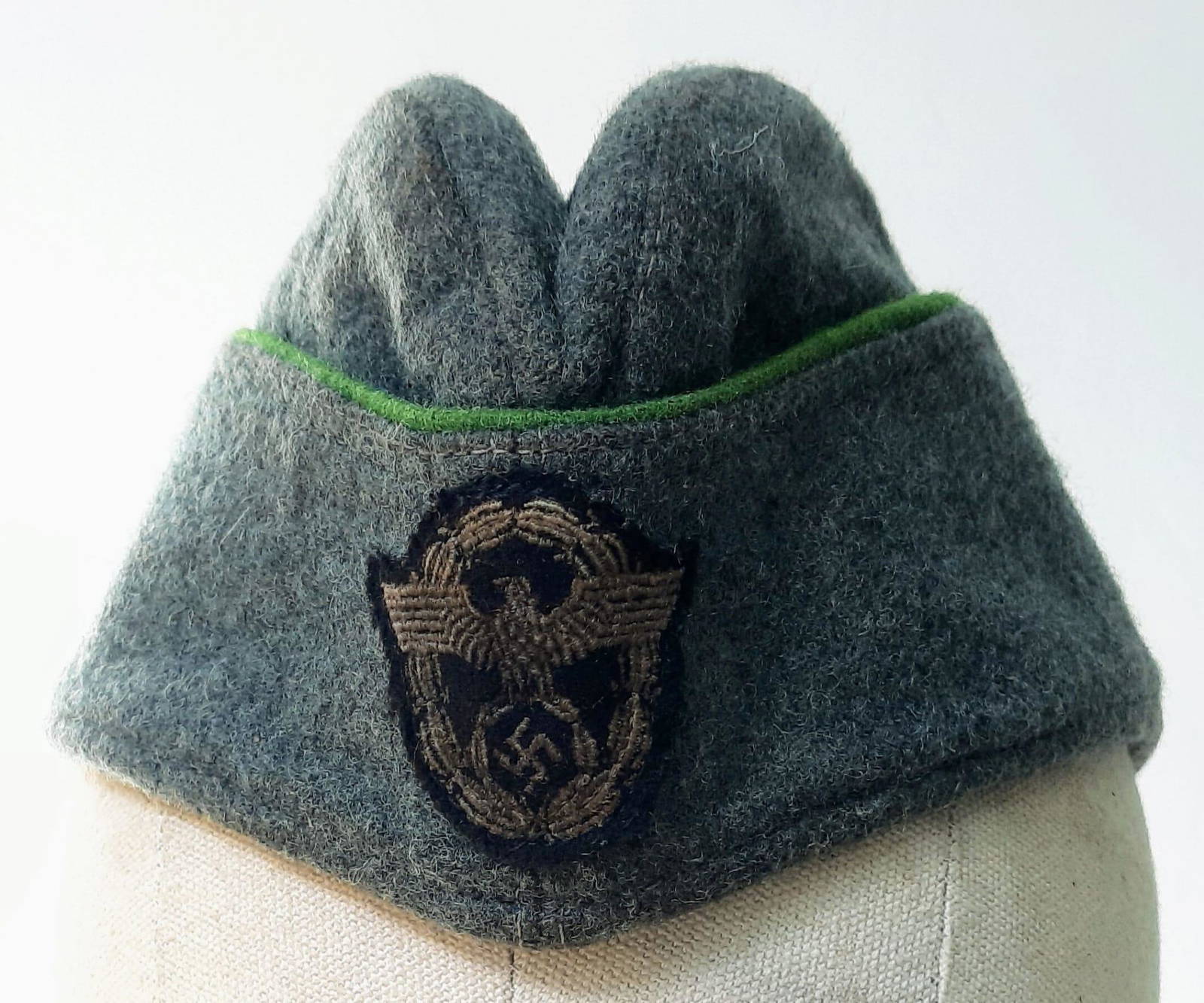Ww2 German Feld Polizei (field Police) Side Cap. Auction