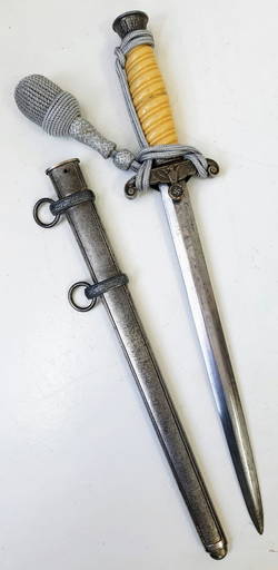 3rd Reich Heer (army) Officers Dagger With Post War Knot. Maker: Paul ...