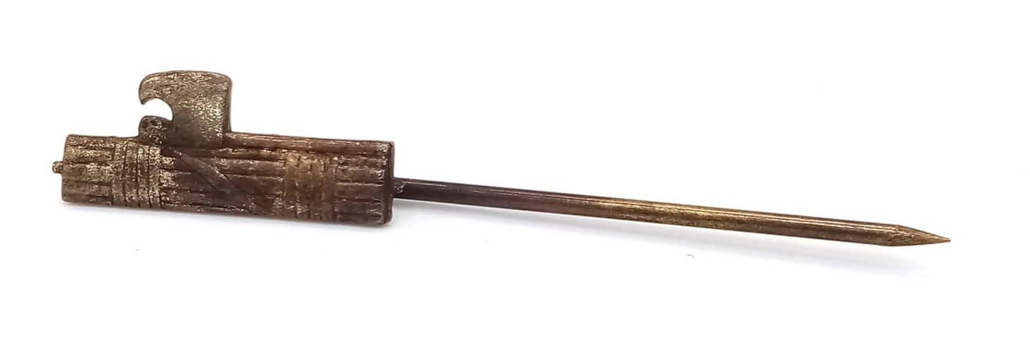 Ww2 Italian Fasces Axe & Rods Fascist Stick Pin.