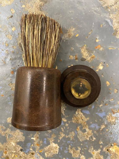 A Ww2 British Soe Escape And Evade Shaving Brush With Hidden Compass ...