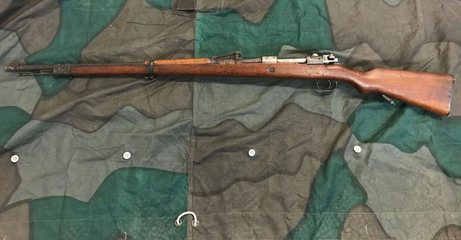 A Deactivated German Mauser G98 7.92 Claibre Rifle. 1915 Spandau ...