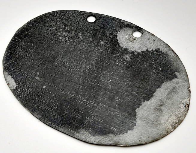 Ww1 Imperial German Dog Tag To A Gunner In A Heavy Artillery Unit.