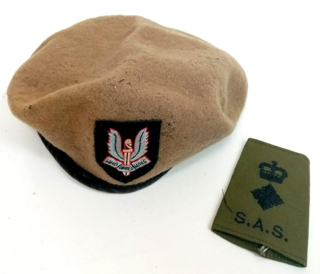 Genuine Special Air Service Troopers Beret And A Lt Colonel’s Rank ...