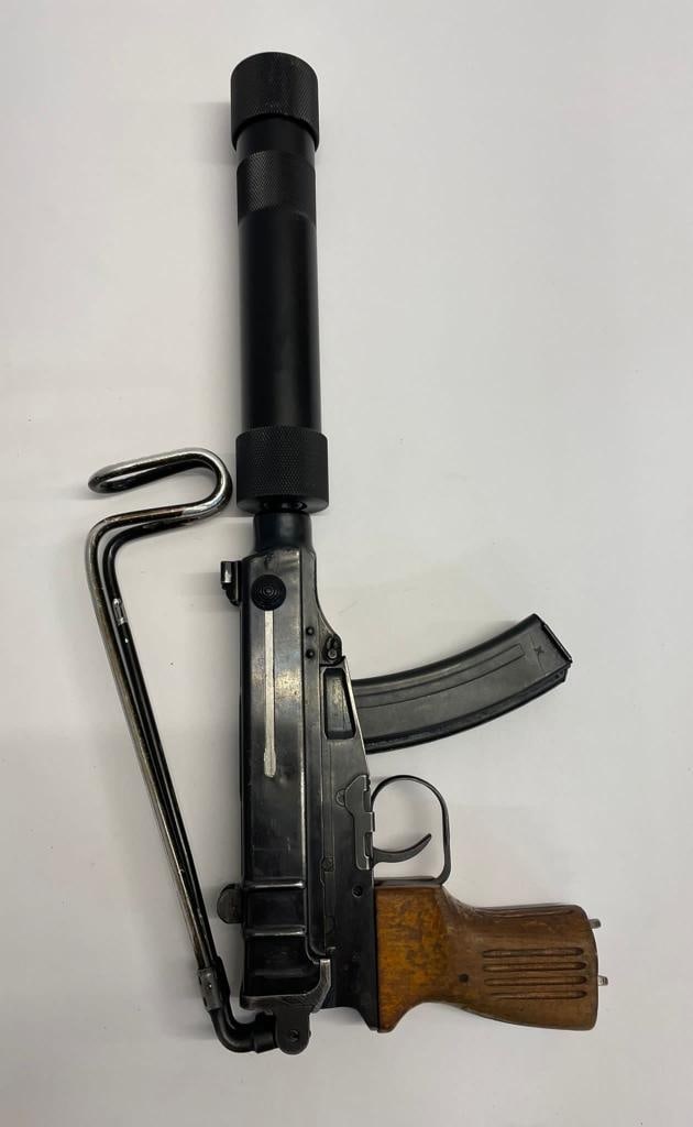 A Deactivated Skorpion Wz61s Silenced Sub Machine Gun With Removable ...