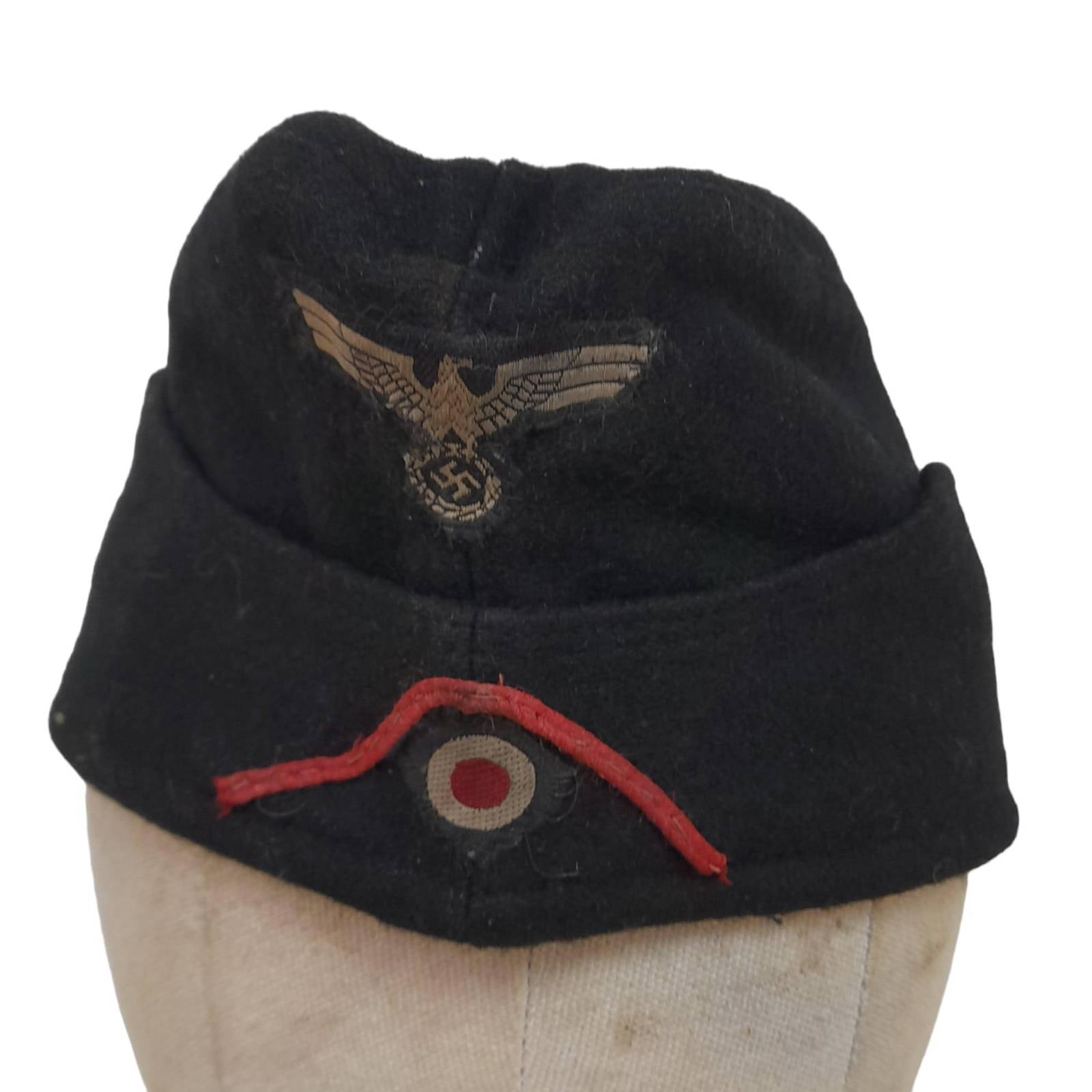 Ww2 German Panzer Crew Side Cap. Auction