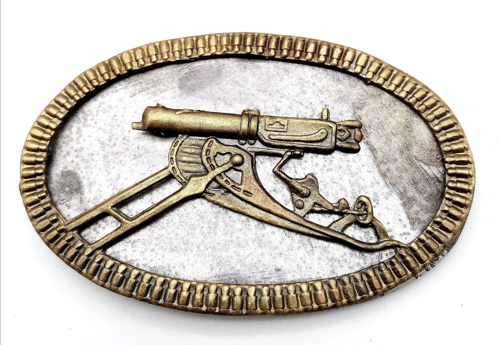 Ww1 Imperial German Brass Heavy Machine Gunners Sleeve Badge With ...